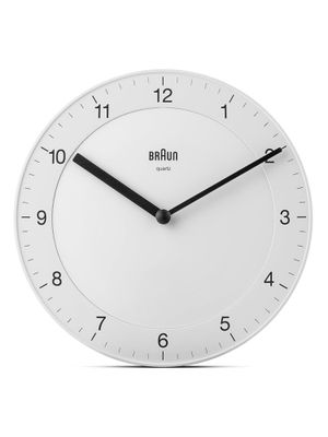 Buy Braun Classic Wall Clock with Quiet Quartz Movement in White Online