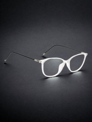 Buy ROYAL SON Cat Eye Transparent Latest Spectacles Frames for Women ...