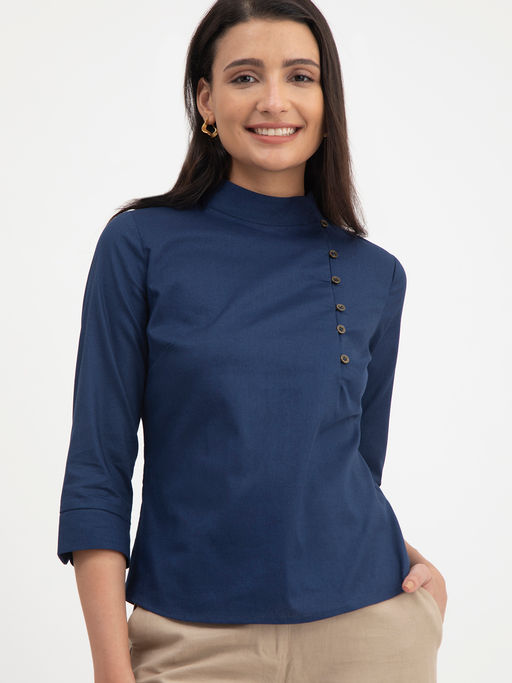 Buy High Neck Tops At Upto 80% Off | High Turtle Neck Tops For Women