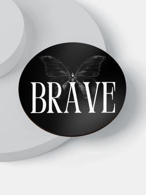 Buy Macmerise Brave Pattern Circular Coaster Online