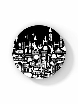 Buy Macmerise Star Wars Era Pattern Circular Coaster Online