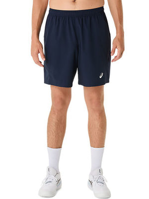 Buy ASICS Men Navy Blue Court 9In Tennis Shorts (S) Online
