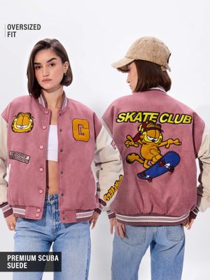 Buy The Souled Store Pink Colorblock Oversized Fit Jacket (XXS) Online