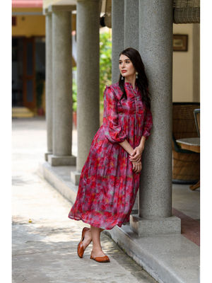 Buy Kiku Laali Flowly Long Dress Online