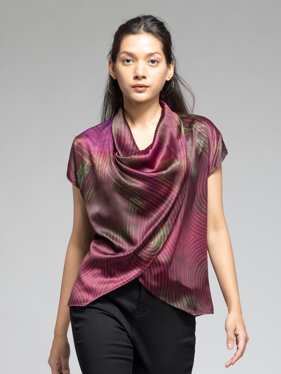 Buy Stylish Cowl Neck Tops Collection At Best Prices Online