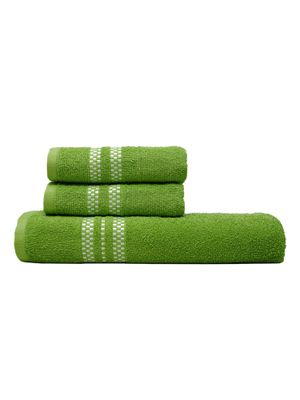 Trident Towels : Buy Trident Towel Set (1 Bath, 2 Hand) Cotton Rich 380 ...