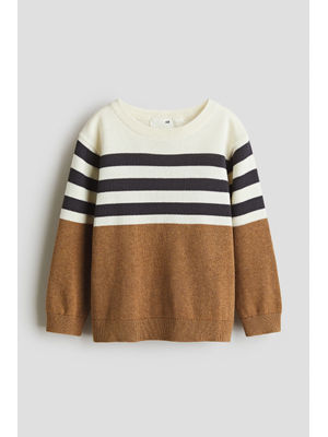 Buy H&M Brown Cotton Jumper (1-2 Years) Online