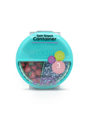 Buy Melii Spin Snack Container Blue Online