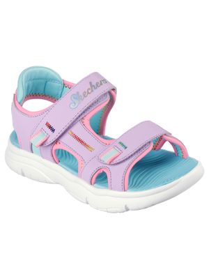Buy SKECHERS Girls Flex Splash Vibrant Mood Purple Sandals Online