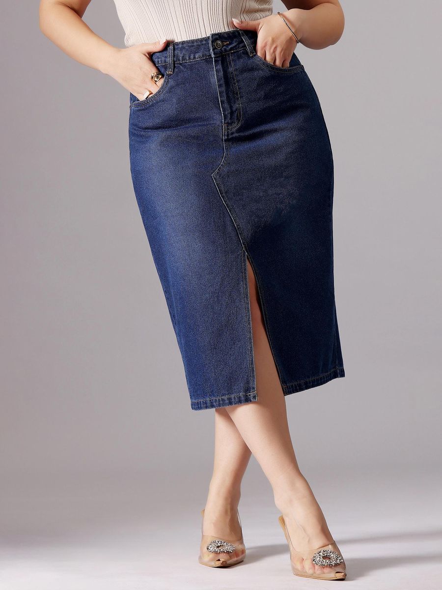 Denim Skirts for Women - Shop Denim Skirts Online | Nykaa Fashion