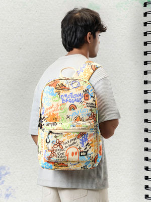 Buy The Souled Store Multi-Color Emotional Backpack Online