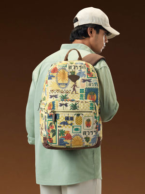 Buy The Souled Store Multi-Color Tropical Backpack Online