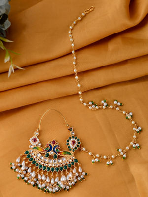 Silvermerc Designs Nose Rings and Nath : Buy Silvermerc Designs Gold ...