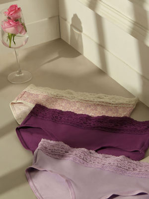 Buy Vero Moda Intimates Printed Midi Briefs (Pack of 3) Online