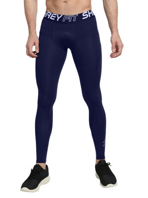 Buy Shrey Intense Compression Long Tights-Navy Blue Online