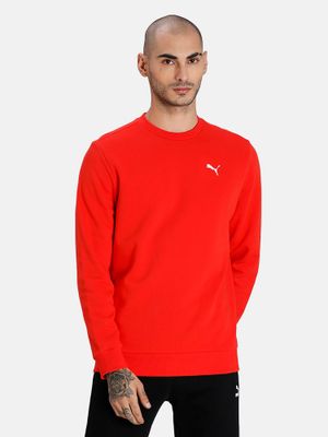 Buy Puma Crew Tr Men Red Sweatshirts Online