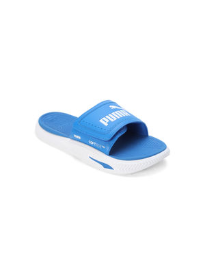 Buy Puma SoftridePro Slide 24 V Unisex Blue Sliders Online