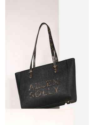 Buy Allen Solly Women Black Formal Tote Bag Online