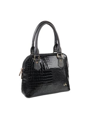 Buy Metro Textured Black Handbag Online