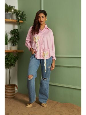 Buy KM Label Pink Ruby Shirt (XS) Online