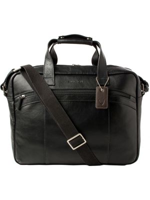 Buy Hidesign Reg- Black Messenger Bag Online
