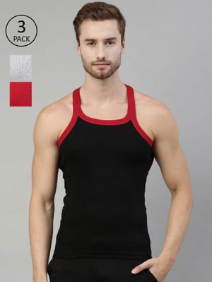 Buy Dixcy Scott Originals Men's Sleeveless Cotton Fabric Vest (Pack of ...
