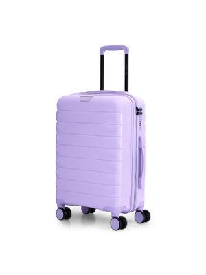 Buy Nasher Miles Vienna Hard-Sided Polypropylene Purple Trolley Bag Online