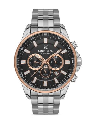 Buy Daniel Klein Exclusive Analog Black Dial Men's Watch-DK.1.13274-4 ...