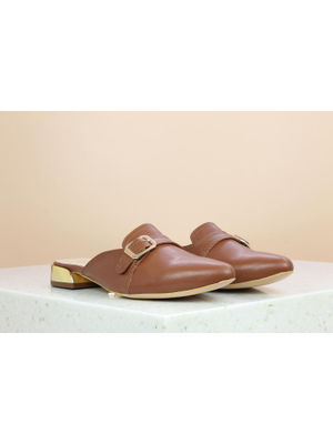 Buy Inc.5 Solid Tan Mules Online