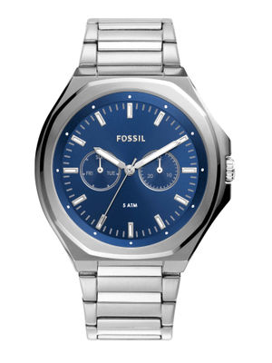 Buy Fossil Evanston Silver Watch BQ2610 (M) Online