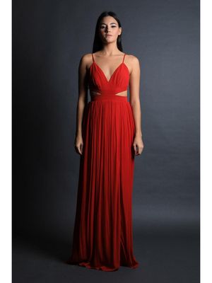 Buy Swatee Singh Strappy Backless Maxi With Cut Outs Online