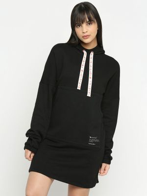 Buy Being Human Women Full Sleeve Dress Black Online