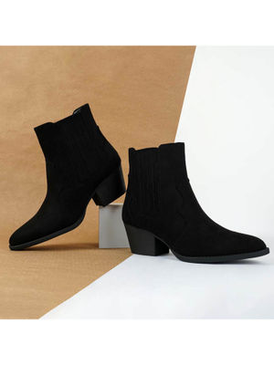 Buy London Rag Ankle Length Low Heel Cowboy Boots Online