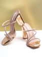 Buy ELLE Gold Women Slip On Sandals online