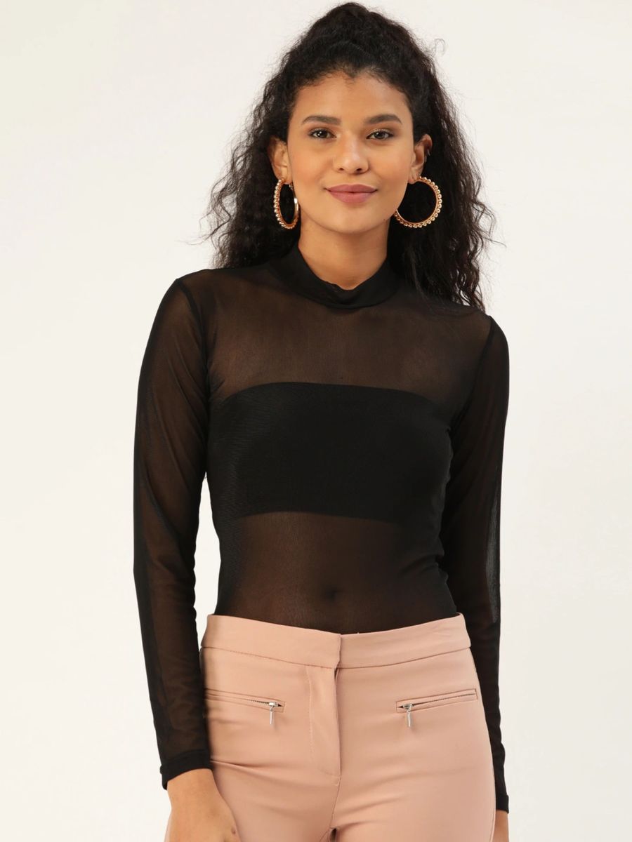 Buy Net Tops For Women At Upto 60% Off Online In india