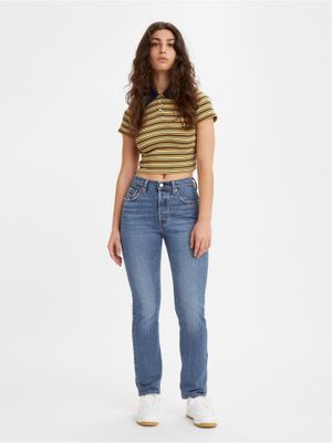 Buy Levi's Womens High Rise 501 Regular Fit Jeans Online