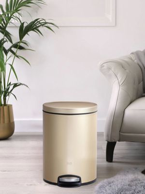 Buy OBSESSIONS Stainless Steel Step Dustbin with Fingerprint Resistant ...
