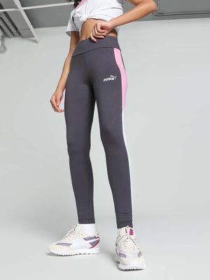 Buy Puma Womens Grey Colorblock Tights (S) Online