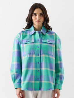 Buy The Souled Store Originals : Fairy Rose Women Shacket Pink Online