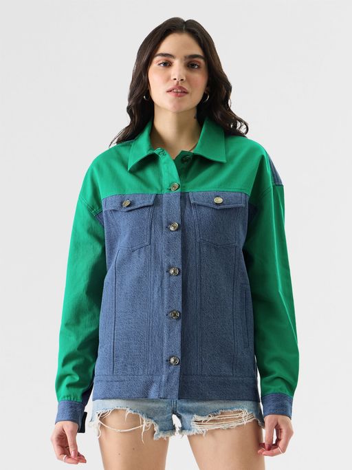 Buy Stylish Green Denim Jackets Collection At Best Prices Online
