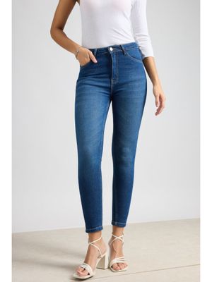 Buy FREAKINS Deep Indigo Hugging Jeans Online