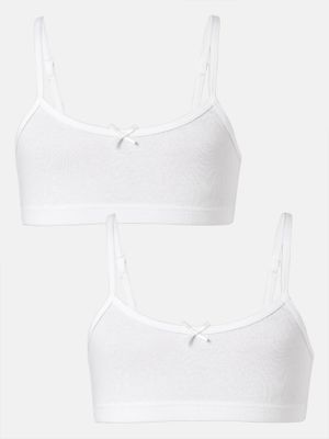 D'chica Beginners Bra : Buy Mackly Girls Solid White Beginners Bra ...