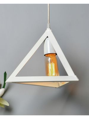Buy Homesake Filament Hanging Triangle 6" White Online