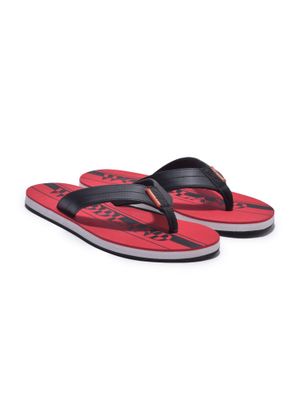 Buy WOODLAND Men Red Flip Flops (EURO 39) Online