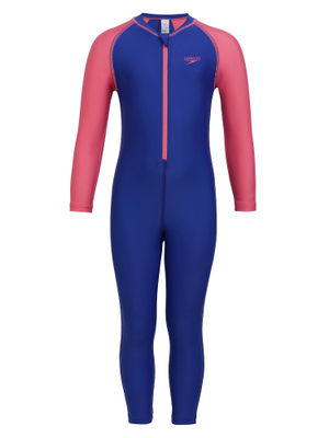 Buy Speedo Girls Endurance10 Essential All In One Suit - True Cobalt ...