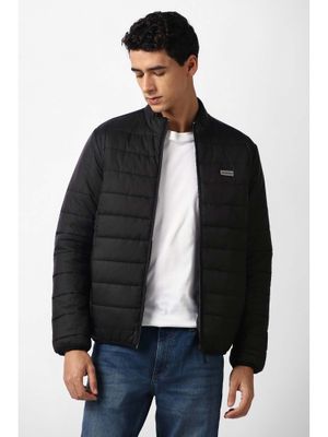 Buy Van Heusen Men Black Solid Casual Jacket (S) Online