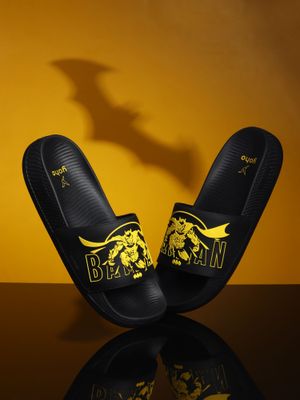 Buy Yoho Men Batman 004 Sliders Iconic Superhero Style Yellow (UK 6) Online