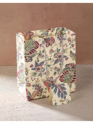 Buy Fabindia Guldaan Paper Floral Gift Bag Online