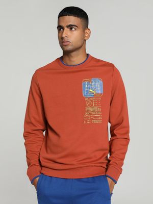 Buy Puma xONE8 Elevated Men Rust Sweatshirt Online