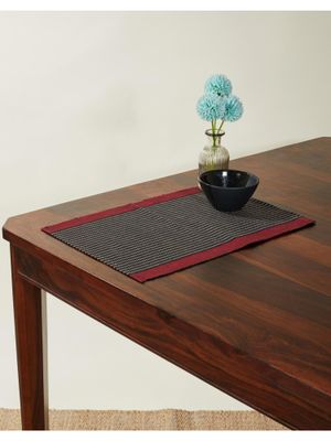 Fabindia Table & Kitchen Linen : Buy Fabindia Black Paatee Cotton Mat ...